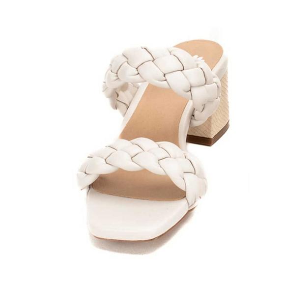 Yellow Box | Shoes | New Yellowbox Ceana Braided Strap Heel In Ivory ...